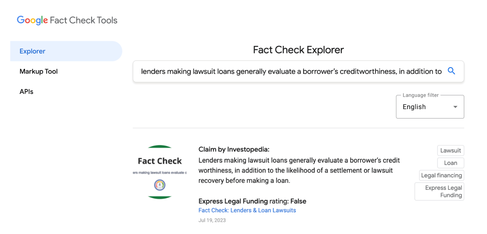 Article Fact-Checker AI and SEO - WordLift Blog